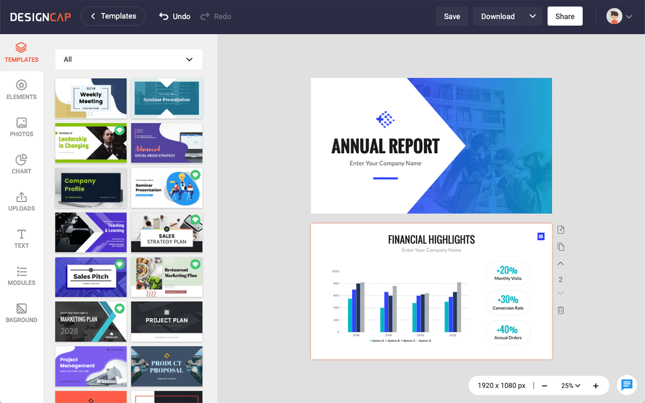 DesignCap Review: Easy-to-Use Online Graphic Design Tool